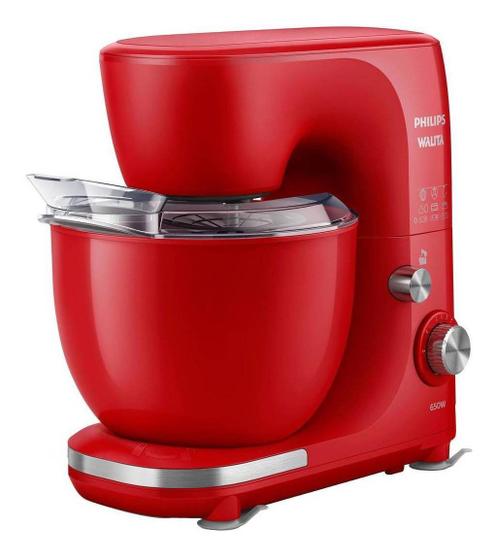 Batedeira com pedestal Philips Walita 7000 Series RI7912 vermelha 127V - IMP - Batedeira e ...