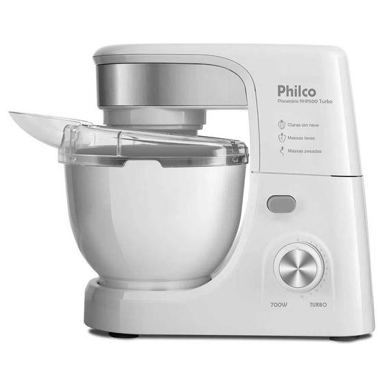 Batedeira Planetária Philco PHP500 700W Turbo Branca 127V - Batedeira e Acessórios - Magazine Luiza