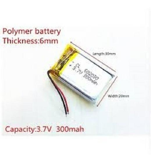 Bateria 3,7v 300mah 6mm X 20mm X 30mm Com 2 Fios 602030 - - bgb ...