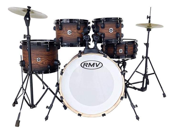 Bateria Acústica Rmv Bumbo 20'' + Prato - Mod Cross - Bateria Acústica ...