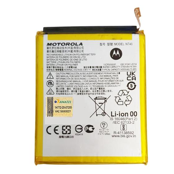 Bateria Celular Motorola NT40 Moto E20 Xt2155 Original 4000mah ...