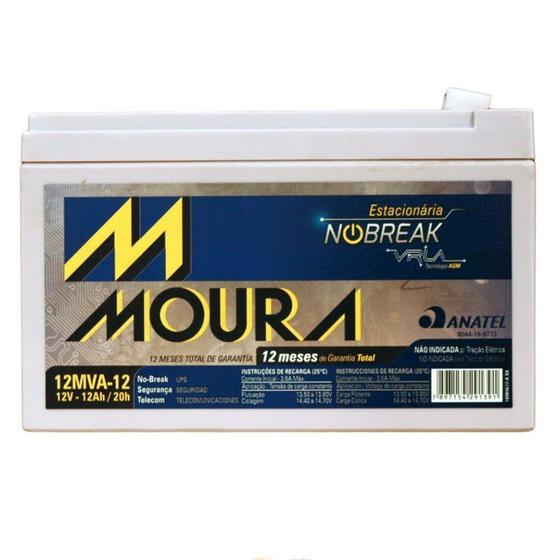 Bateria de chumbo acido 11ah 12v pot. 0,13kwh moura - Bateria ...
