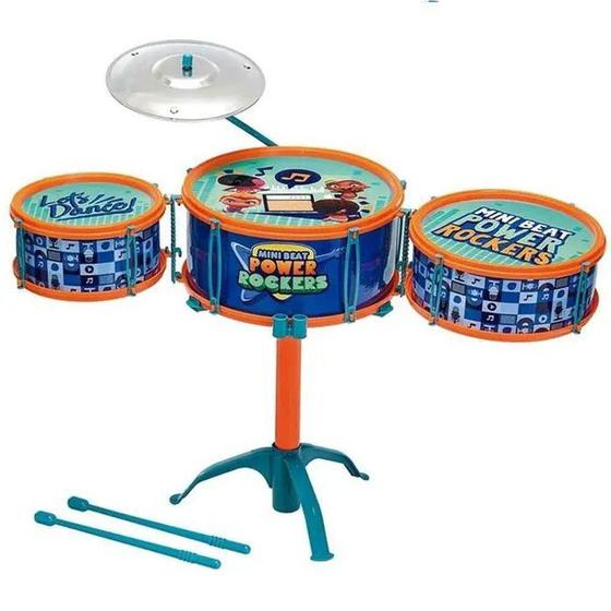 Bateria Infantil Mini Beats Power Rockers - Fun Divirta - Se - Fun ...
