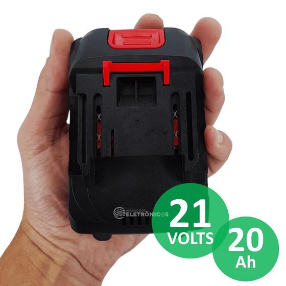 Bateria Lítio 21V 2.0Ah Performance Prolongada para Suas Ferramentas ...