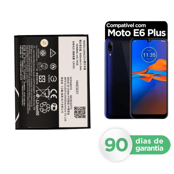 Bateria Moto E6 Plus (KC40) Compatível Com Motorola - Bateria para ...