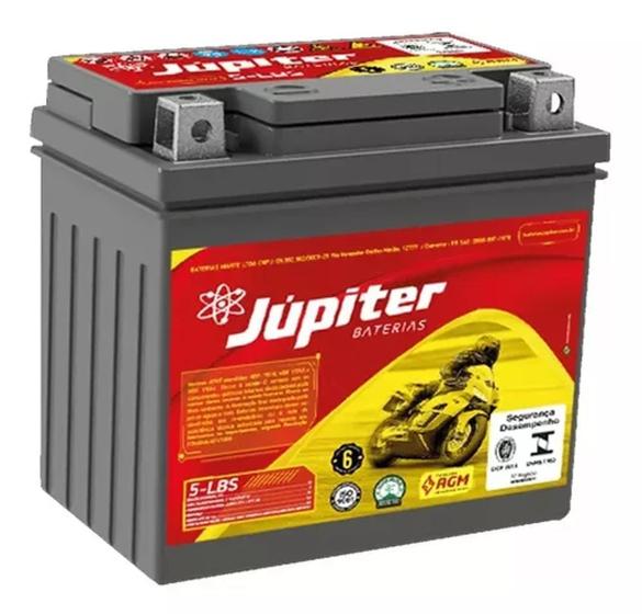 Bateria Moto Jupiter 6 Ah Ampéres Bros Start Fan Titan 160 - Mojuk ...