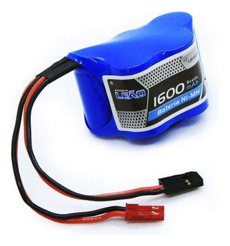 Bateria - Nimh(rx) - 6.0v - 1600mah - Piramide - Jst Futaba - Leao - Acessórios para Drone ...