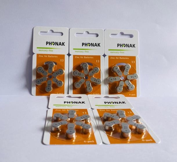 BATERIA PHONAK P13 l PR48 - Acessórios Auditivos - Magazine Luiza