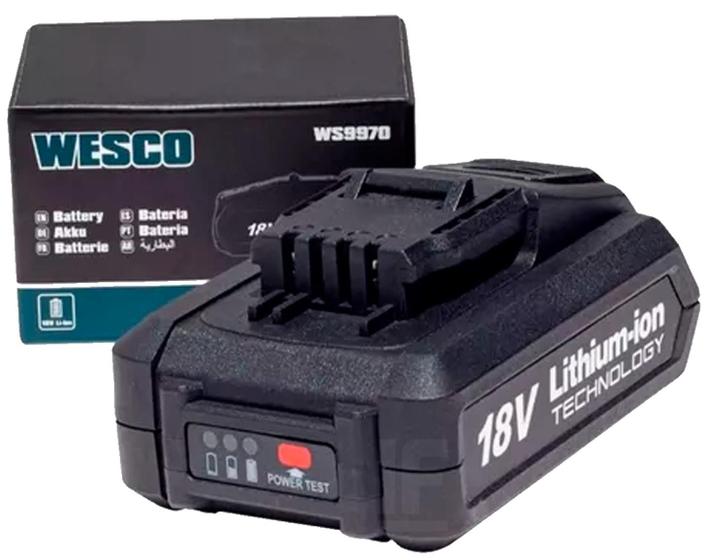 Bateria Recarregável 18v 2.0ah Li-ion Lítio Ws9970 - WESCO - Baterias para Ferramenta - Magazine ...