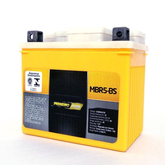 Bateria Selada Pioneiro Titan 125 Fan 125 Biz 125 NXR 125 Bros MBR5-BS ...