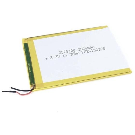 Bateria Tablet 7” 2800MAH 3.7V Modelo 3570100 - Seven - Bateria para ...