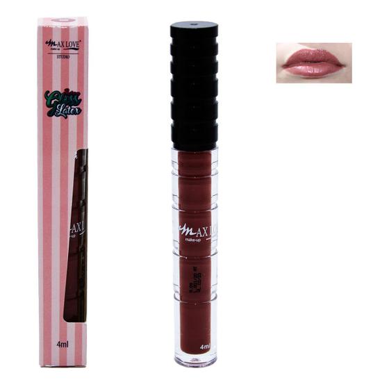 Batom Gloss Latex Max love Cor: Chocolate - Gloss e Brilho Labial ...