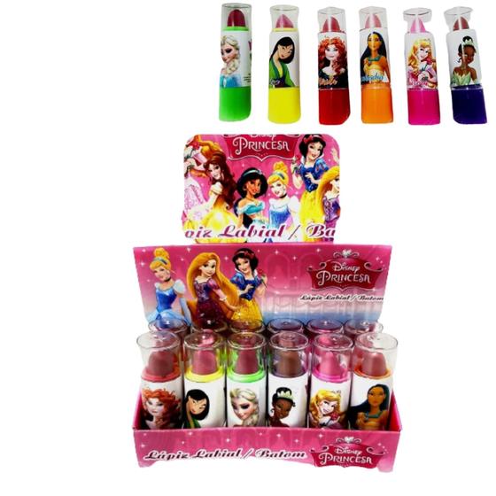 Batom infantil princesas váriados - Desenho - Batom - Magazine Luiza