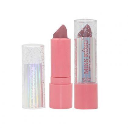 Batom Matte Miss Rôse Cores Intensas e Duradouras Estilo e Elegância ...