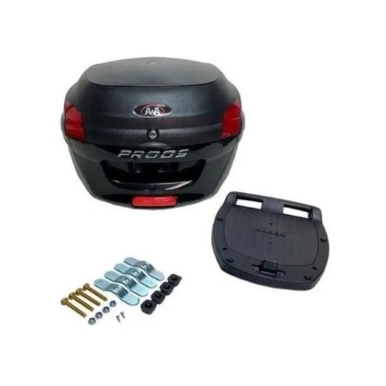 Bauleto mod. PROOS 34 Lts AWA Preto para motos - Baú para Moto ...