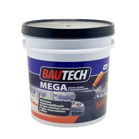 Bautech Mega Poliuréia - 12 Kg Bautech - Impermeabilizante - Magazine Luiza