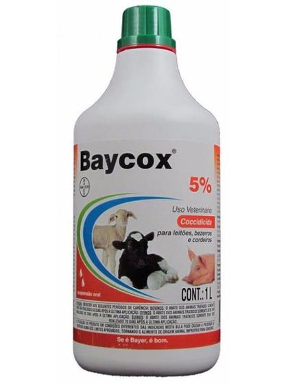 Baycox 1 Litro - Bayer - Farmácia Pet - Magazine Luiza