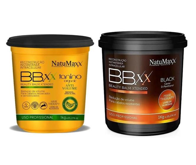 Bbxx Natumaxx Organic Tanino + Black 1kg Cada - Cuidados com o Cabelo - Magazine Luiza