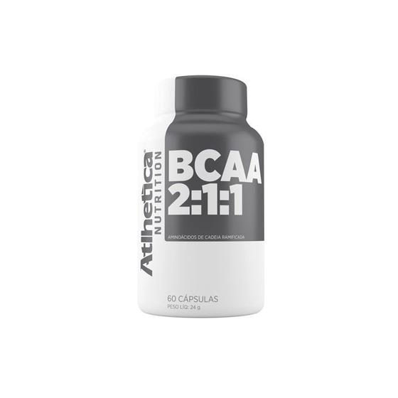 BCAA 2:1:1 (60 caps) - Atlhetica Nutrition - BCAA - Magazine Luiza