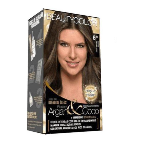 BeautyColor Kit Coloração 6.88 Louro Escuro Tabaco - Tinta de Cabelo ...