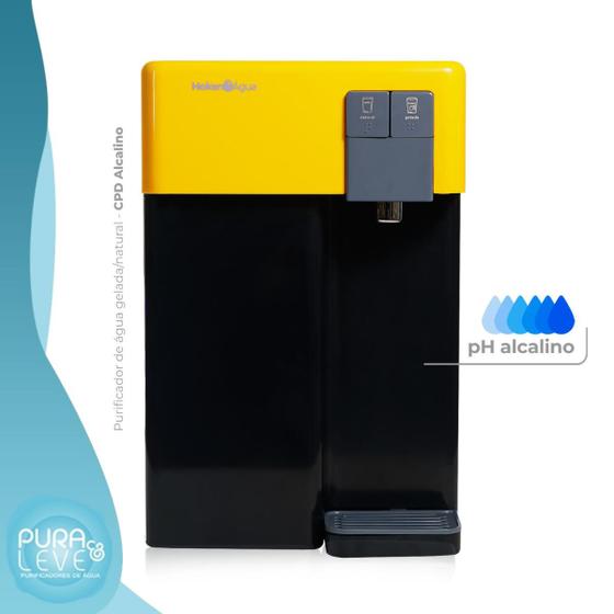 Bebedor Água Gelada Hoken CPD19 PH Elevado Alcalino 9.5 Compressor ...