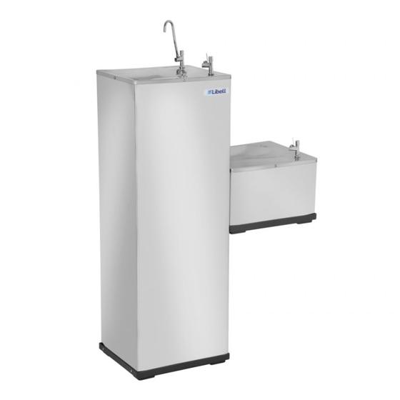 Bebedouro Conjugado de Pressão Inox Libell Press Side 220v - Bebedouro Industrial - Magazine Luiza