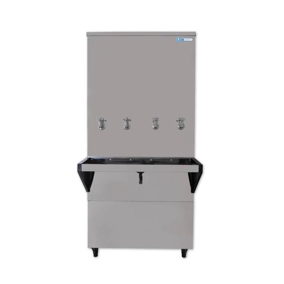 Bebedouro Industrial de Coluna Knox 200 Litros 4 Torneiras Geladas Inox ...