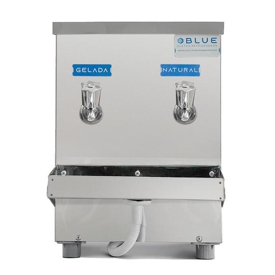 Bebedouro Purificador Industrial Blue Bancada 2 Torneiras Natural E ...