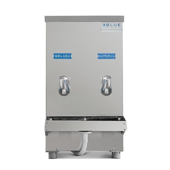 Bebedouro Purificador Industrial Blue Bancada 2 Torneiras Natural e ...