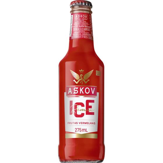 Bebida askov ice frutas vermelhas long neck 275ml - Ice - Magazine Luiza