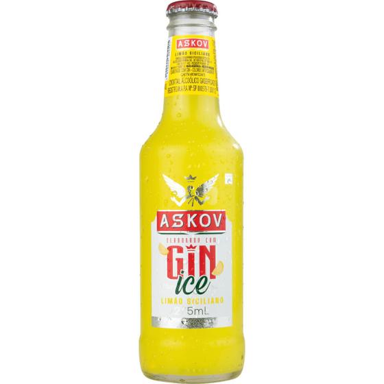 Bebida askov ice gin limão siciliano long neck 275ml - Ice - Magazine Luiza