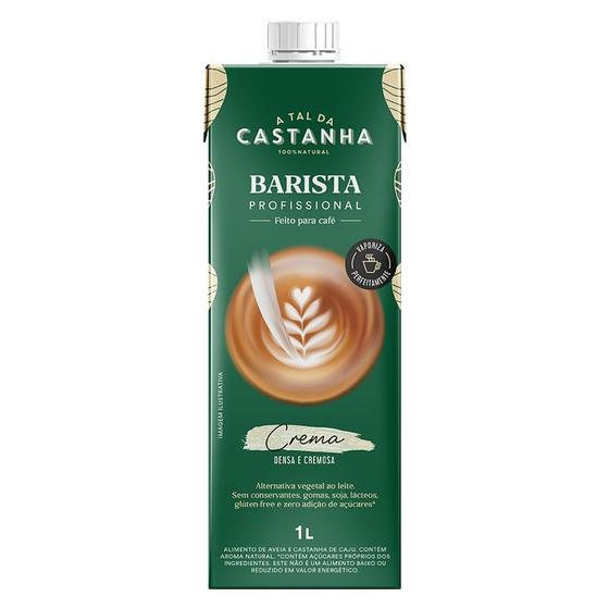 Bebida Barista Crema Sem Lactose A Tal da Castanha 1L - Bebida de ...
