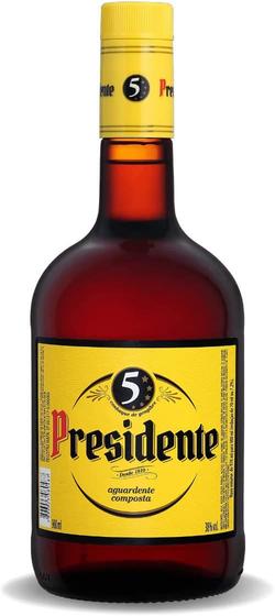 Bebida conhaque presidente - sabor gengibre - 900ml - Conhaque ...