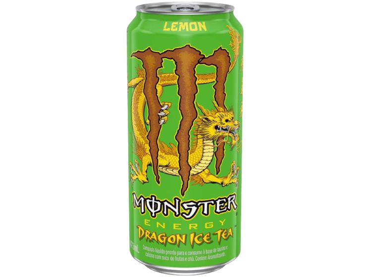 Bebida Energética Monster Dragon Ice Tea - Limão 473ml - Bebida ...