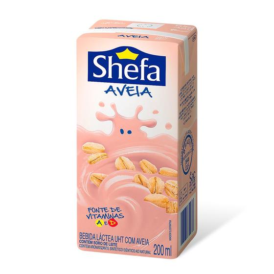 Bebida láctea com Aveia 200 ml - Shefa UN - Bebida Láctea - Magazine Luiza
