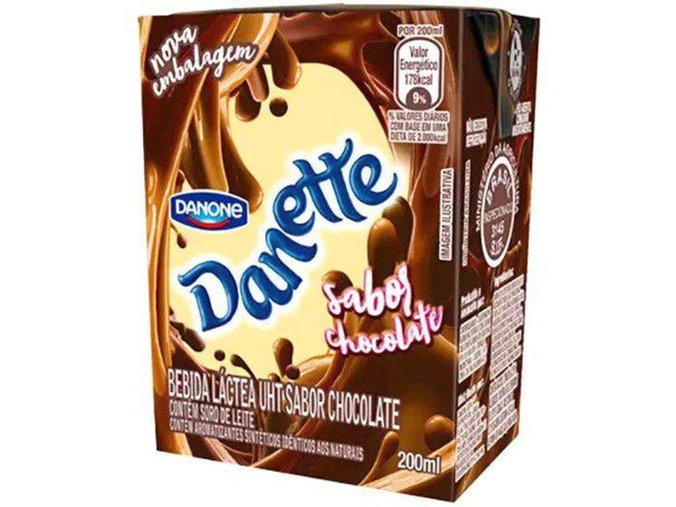 Bebida Láctea Danette Chocolate - 200ml - Bebida Láctea - Magazine Luiza