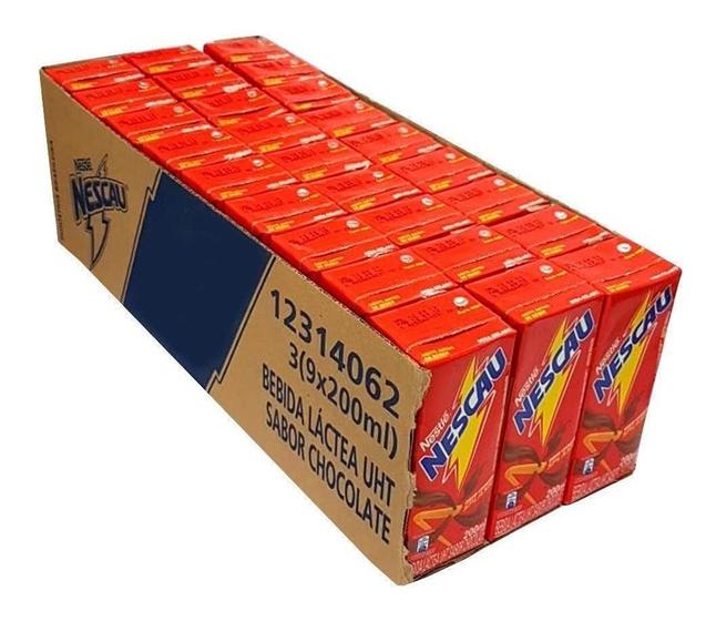 Bebida Láctea Nescau Prontinho 200Ml - Caixa Com 30 Unidades - Nestle ...