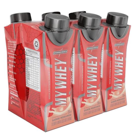 Bebida Proteica Integralmedica My Whey RTD Côco 250ml 6 unidades - Bebida Funcional - Magazine Luiza
