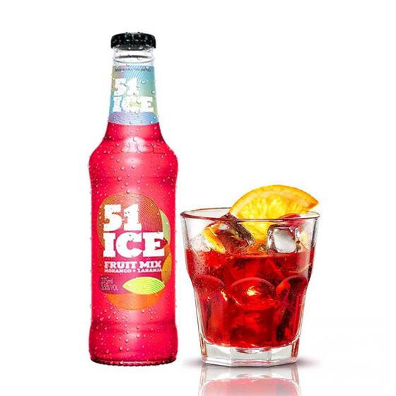 Bebida Vodka Ice 51 6 Unidades x 275ML Sabor Morango E Laranja - Ice - Magazine Luiza