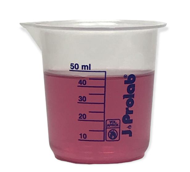 Becker Bequer Plástico Forma Baixa 50 Ml Polipropileno - J Prolab ...
