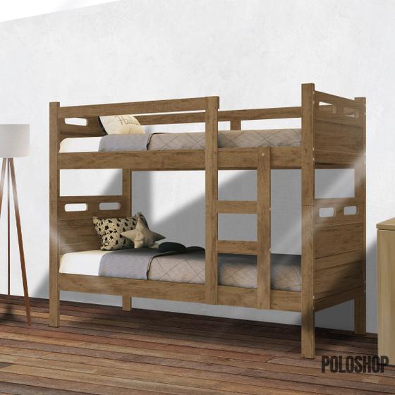 Beliche Jaspe Vira 2 Camas Solteiro Estrado 100% Madeira - Envio ...