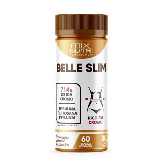 BELLE SLIM (60 cápsulas) MIX NUTRI - Termogênico - Magazine Luiza
