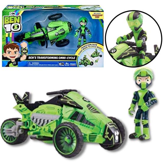 Ben 10 Omni Cycle Veiculo de Transformação e Rustbuggy Sunny - Spin ...