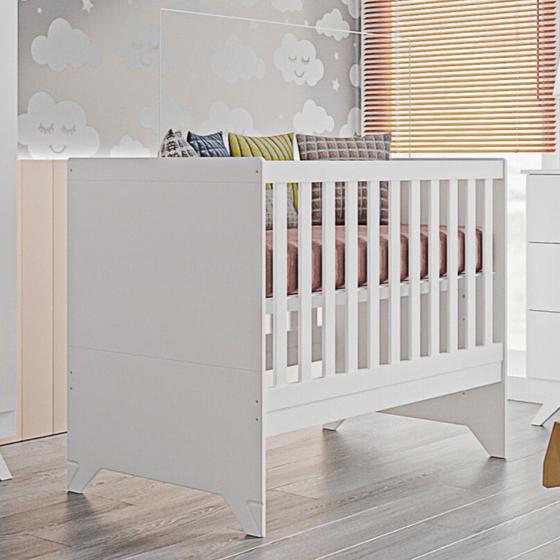 Berço Mini Cama 3 em 1 com Suporte para Mosquiteiro 100% MDF Maya ...