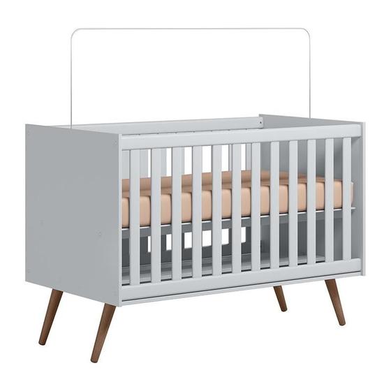 Berço Mini Cama Q Encanto Retrô Cinza - Qmovi - Berço - Magazine Luiza