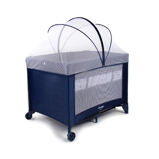 Berco Portátil Desmontável Cercado Sleep Azul Voyage - Berço Portátil ...