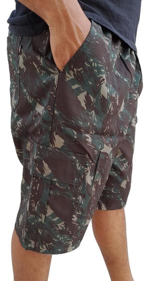 Bermuda Cargo Masculina Camuflada 6 Bolsos Skate Militar Via Lance