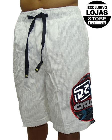 Bermuda Cyclone Veludo Relax Flash Carpa (Bordado Refletivo) - Bermuda ...