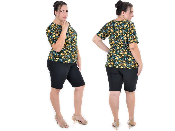 Bermuda plus size feminina de gorgurinho confortável G1 ao G7 - Raio de ...