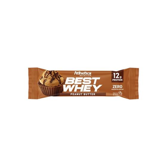 Best Whey Bar (62g) - Sabor: Peanut Butter (49g) - Atlhetica Nutrition ...